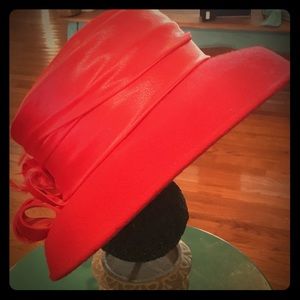 Accessories | New Red Hat With Red Ribbon | Poshmark